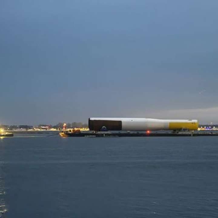 First batch of monopiles loaded out for Baltica 2 TGS 4C | 4C Offshore News