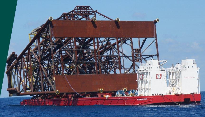 BOA Barge 35 - Semi-submersible floating platform | 4C Offshore